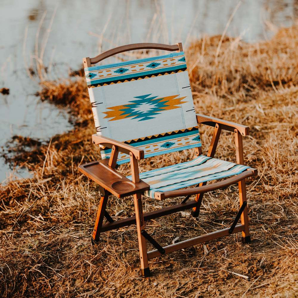 Wood Camping Chair - Aztec – Anifurry